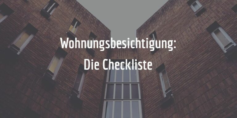 Imagedetailcheckliste Fur Die Wohnungsbesichtigung Darauf Sollten Mieter Achten 2022 09 01372115